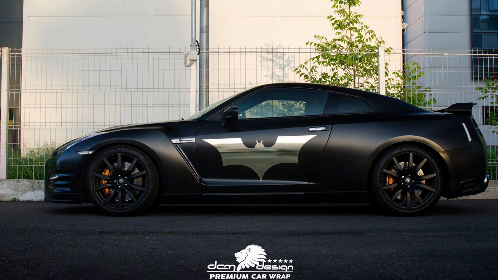 Nissan GTR Satin Black Wrap - DCM Design