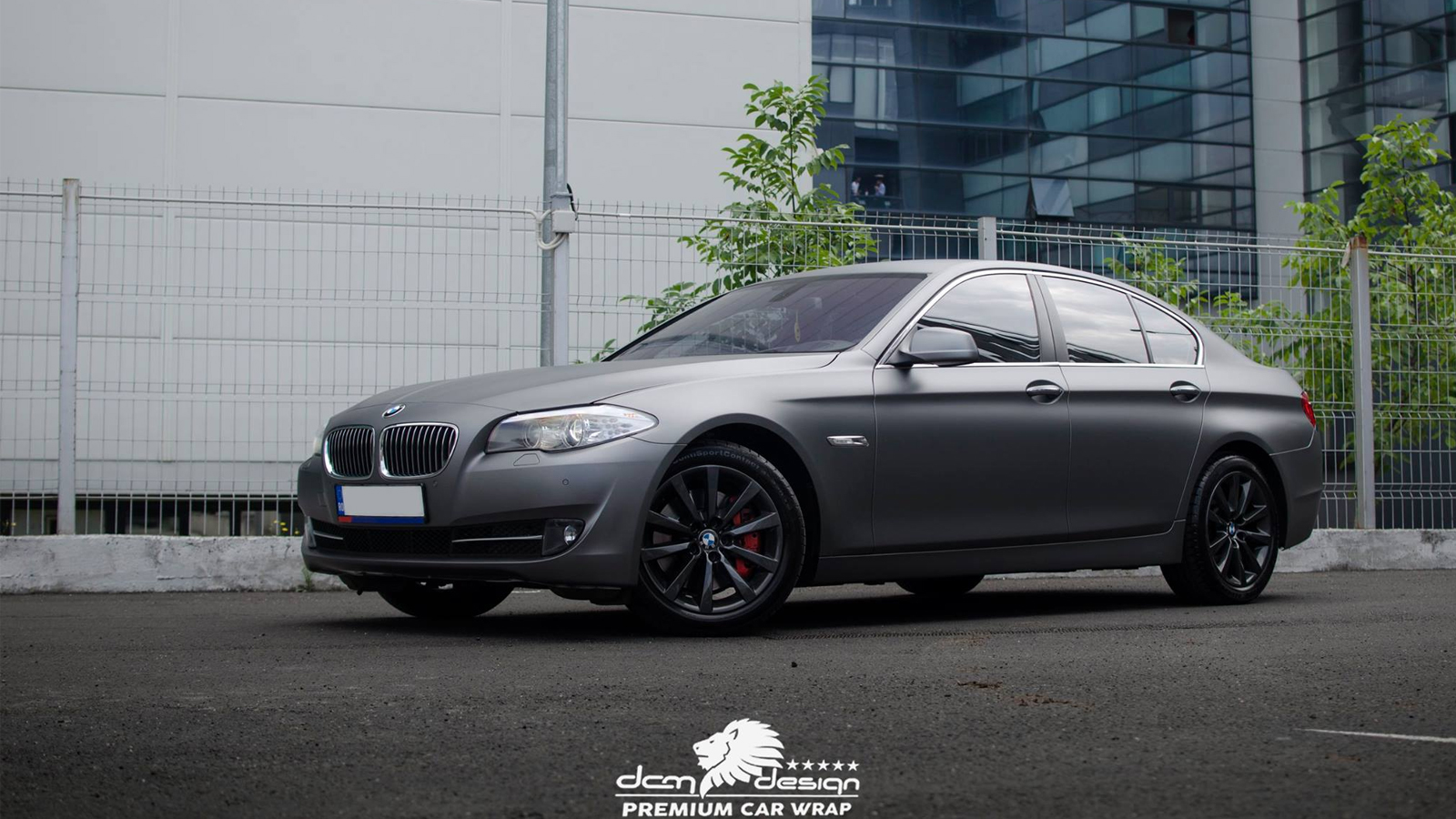 BMW F10 Charcoal Metallic Matte Wrap - DCM Design