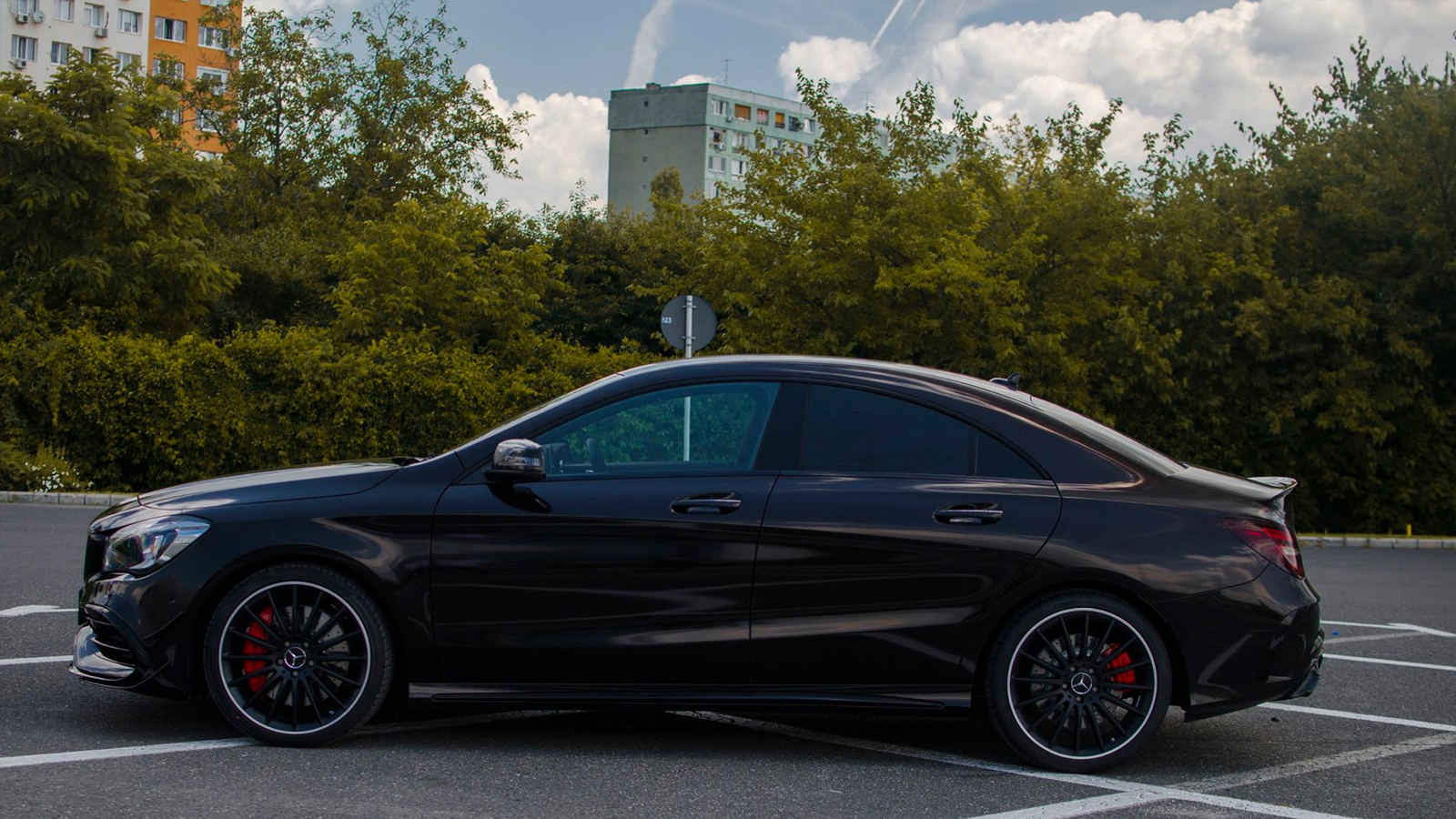CLA45 AMG Ember Black Wrap - DCM Design