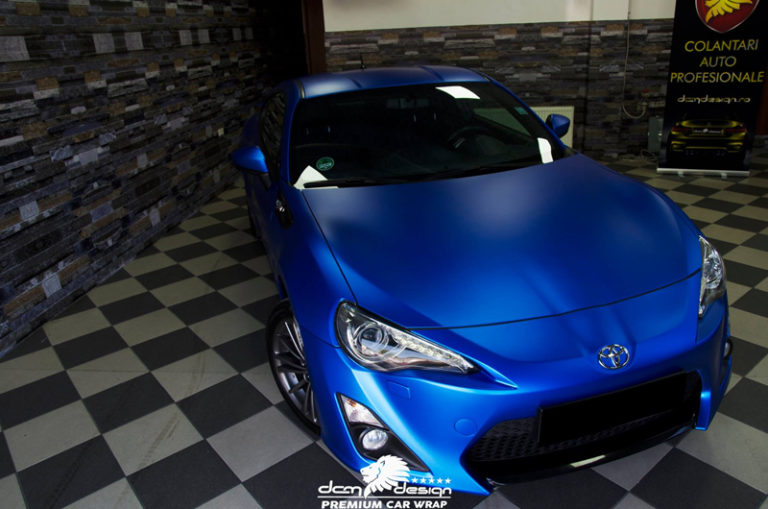 Toyota GT86 Satin Chrome Blue Matte - DCM Design