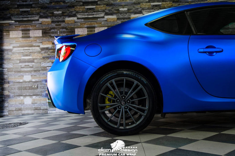 Toyota GT86 Satin Chrome Blue Matte - DCM Design