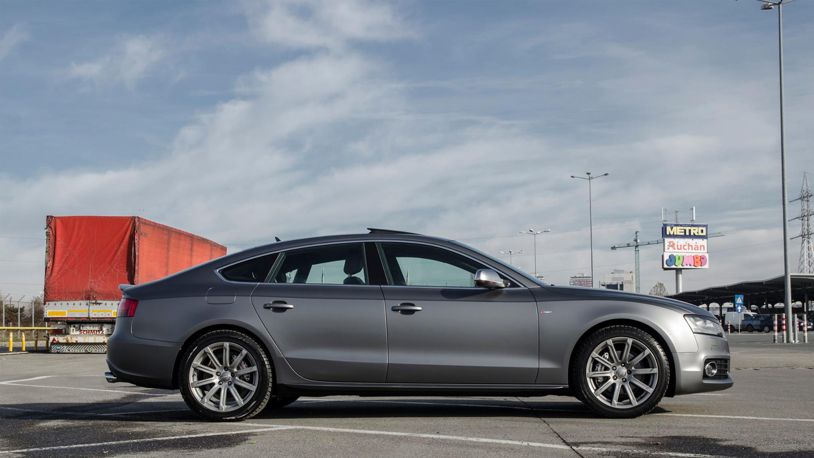 Audi A5 Graphite Metallic Matte Wrap - DCM Design